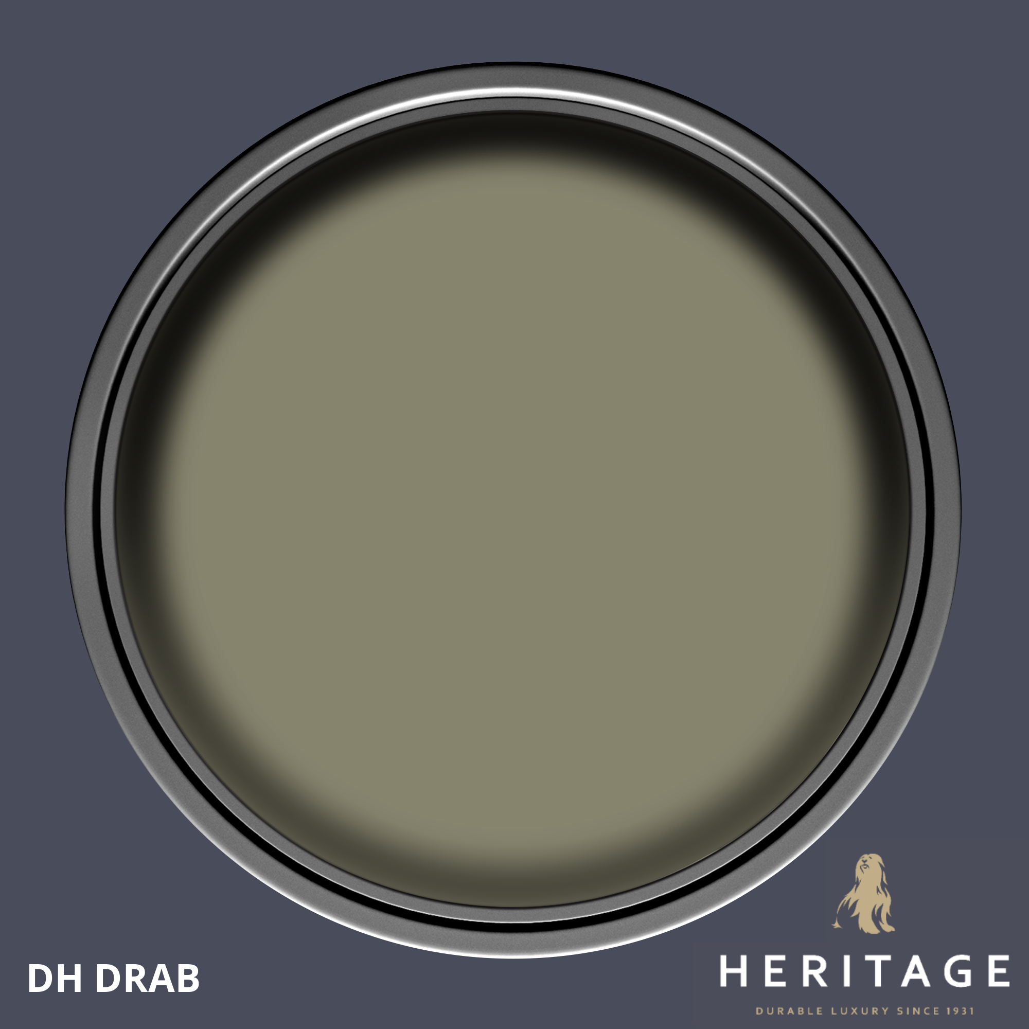 Dh Drab – Dulux Heritage Velvet Matt Paint (125ml–5L) | LDM Direct