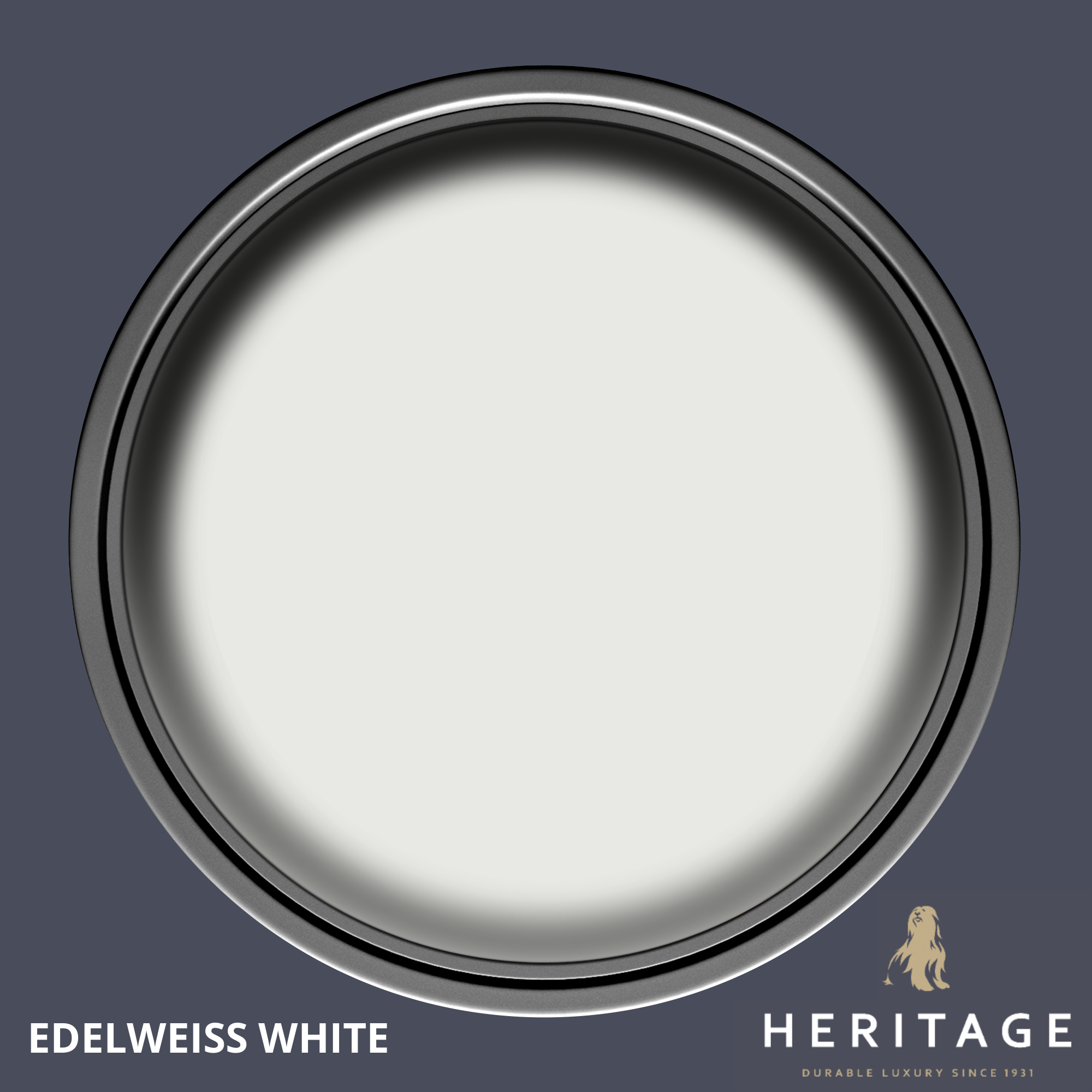 Edelweiss White – Dulux Heritage Velvet Matt Paint (125ml–5L) | LDM Direct