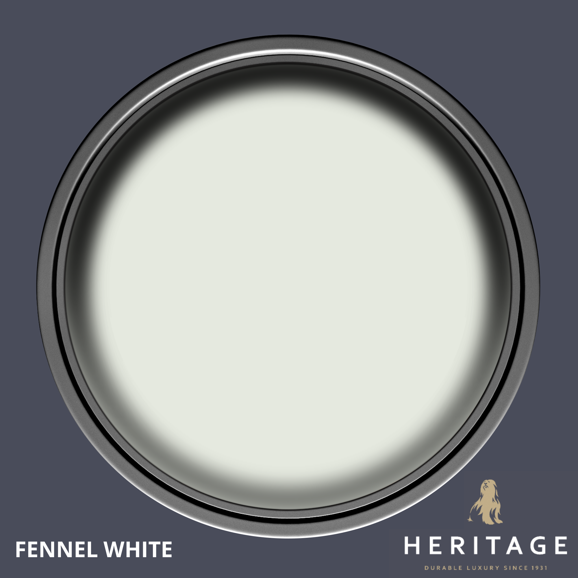 Fennel White – Dulux Heritage Velvet Matt Paint (125ml–5L) | LDM Direct