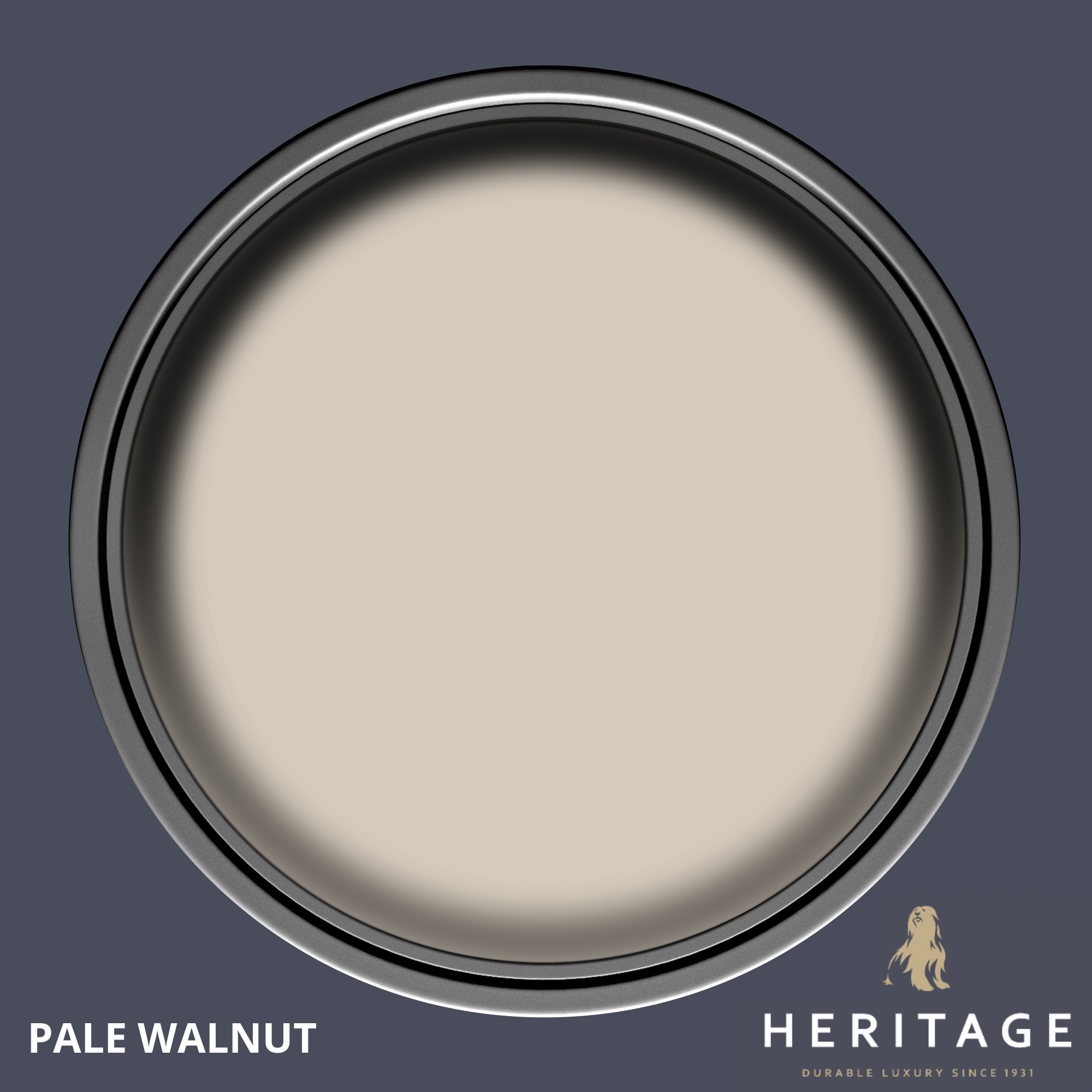 Pale Walnut – Dulux Heritage Velvet Matt Paint (125ml–5L) | LDM Direct